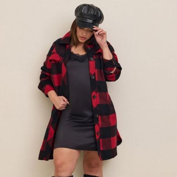 torrid | Jackets & Coats | Torridbuffalo Plaid Wool Shacket | Poshmark